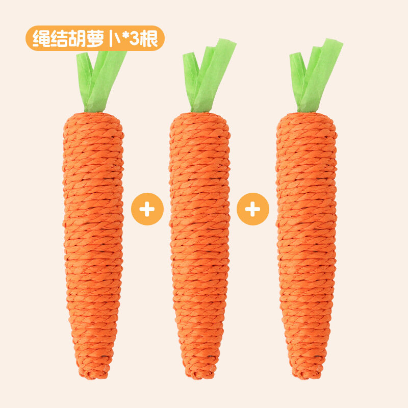 Кошачья игрушка милая морковь от привет Три вокальных автомобилей-морковки [одинарные всего 4,2]