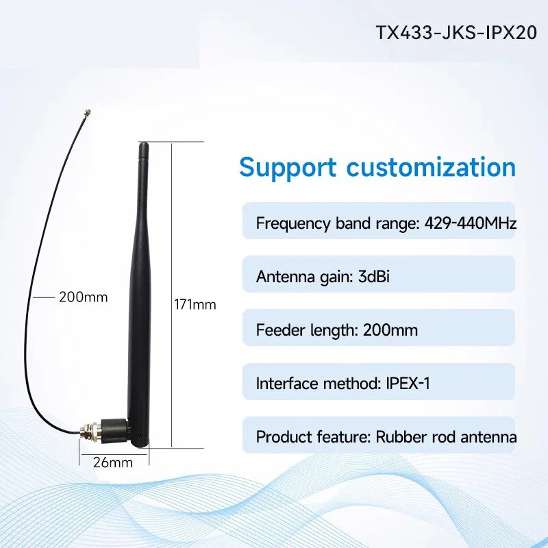 Беспроводной модуль EBYTE LLCC68 LoRa TX433-JKS-IPX20