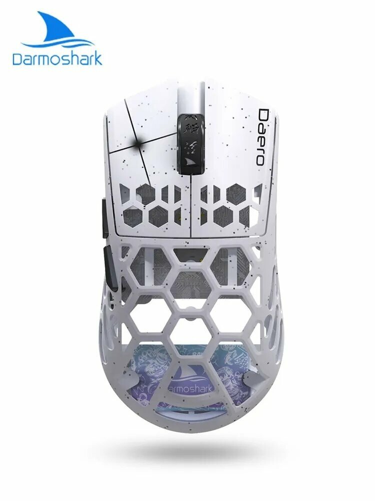 Darmoshark Игровая мышь беспроводная M2*PRO, слоновая кость