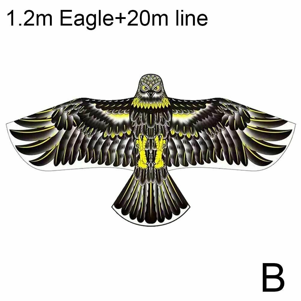 Воздушный змей в форме орла, можно использовать для игры или отпугивания птиц.