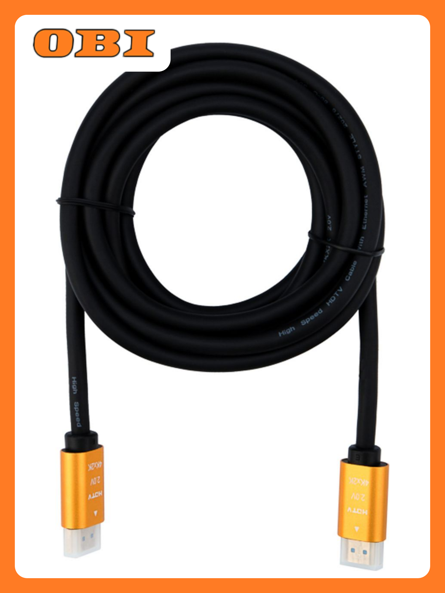 Кабель HDMI 2.0 3 м Gold REXANT