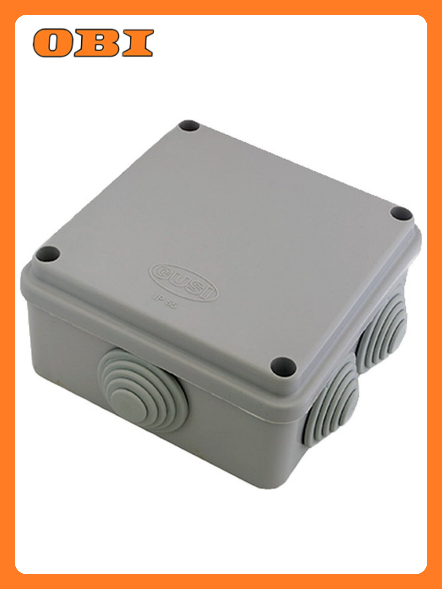 Распределительная коробка Gusi Electric С3В106 6 вводов 100х100х50 мм