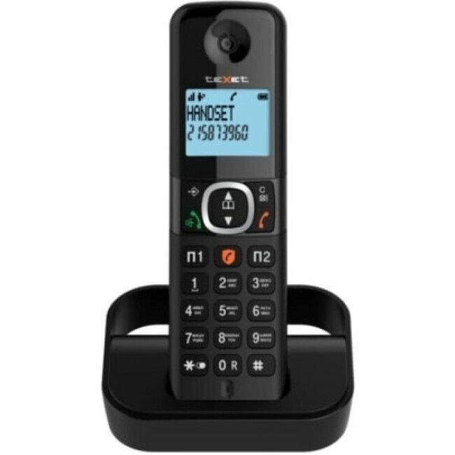 Радиотелефон для Texet дома и офиса беспроводной TX-D5605A черный
