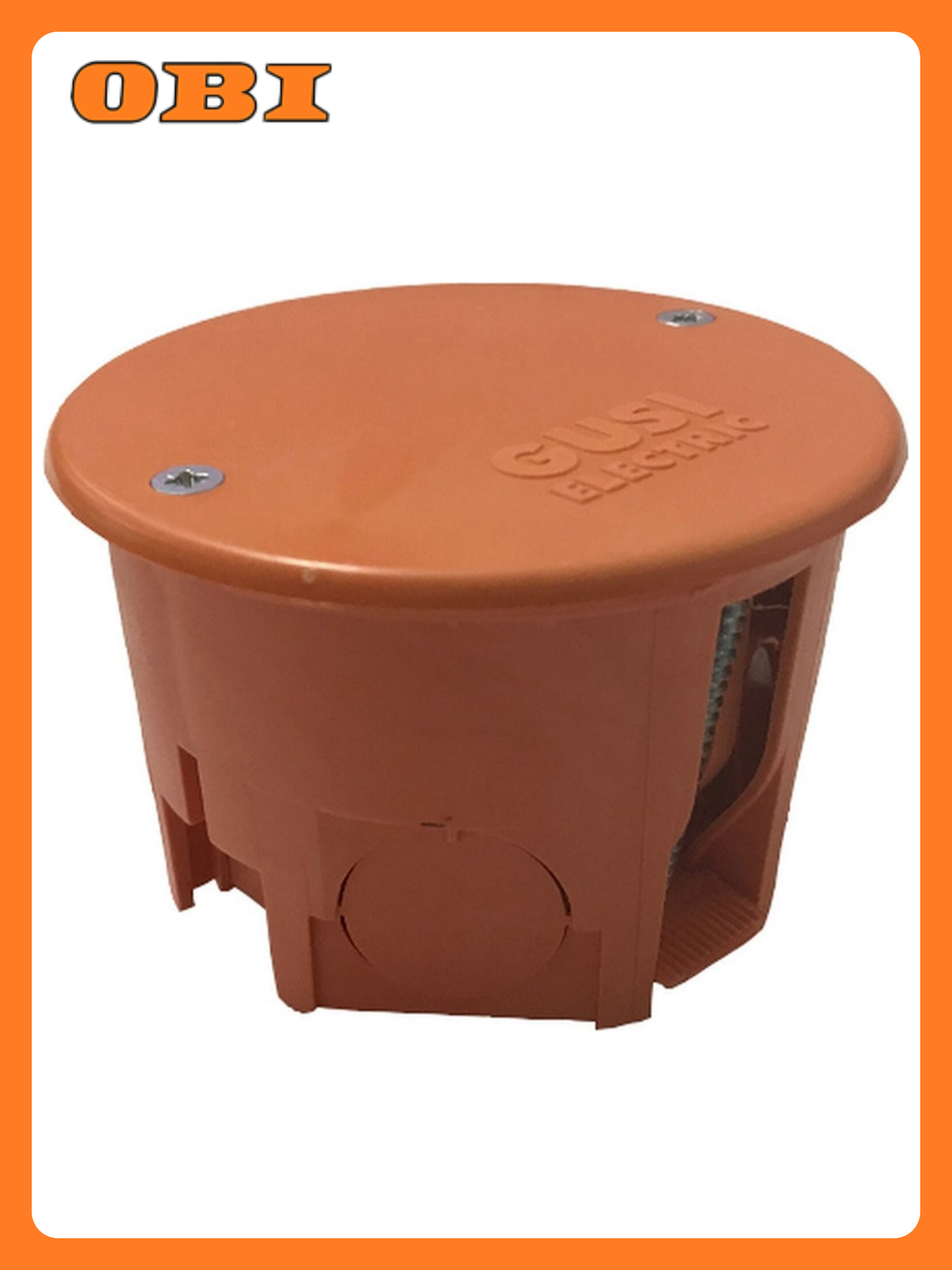 Распределительная коробка Gusi Electric C3В70К, для скрытой проводки, полипропилен, серая