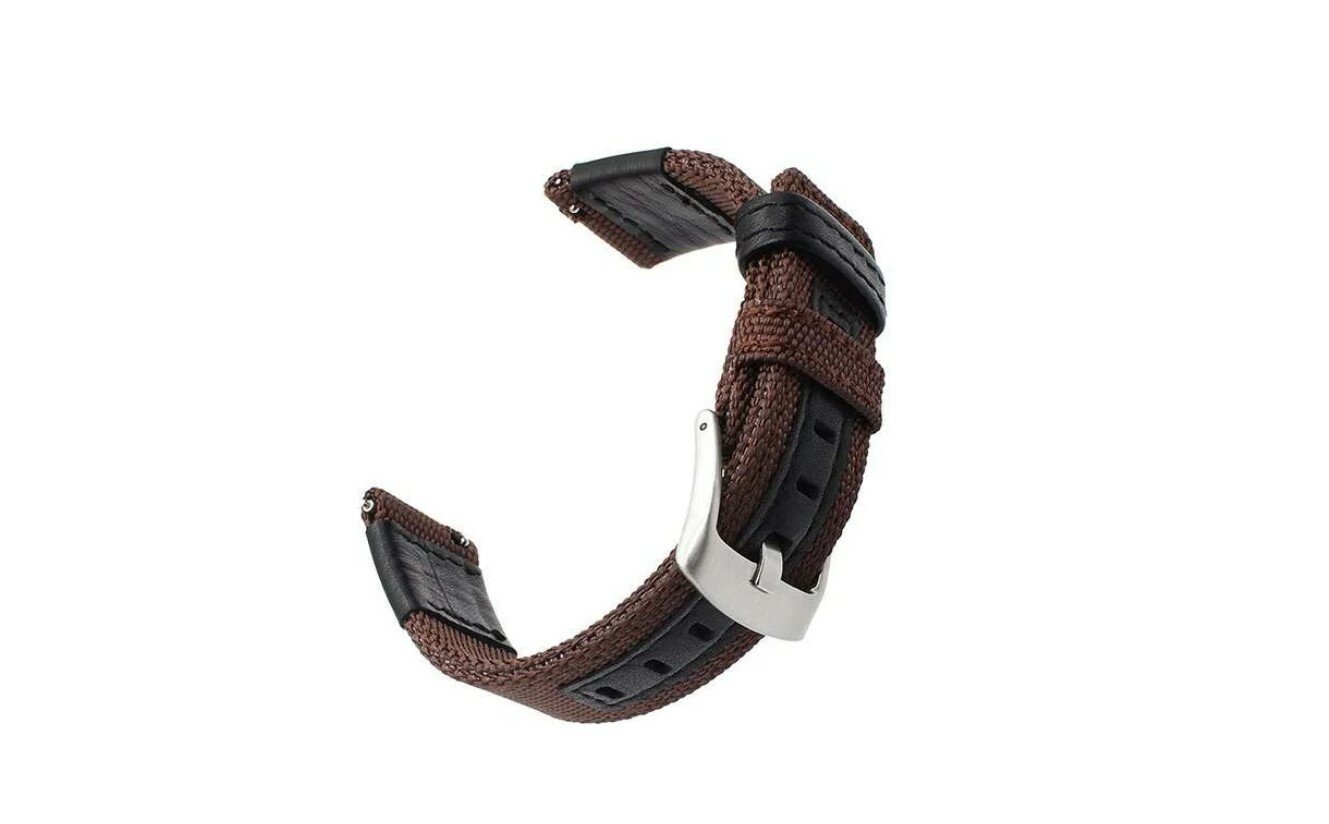 Cменный тканевый ремешок для умных смарт-часов Garmin Fenix 3/ Fenix 3 HR/HRM бордовый