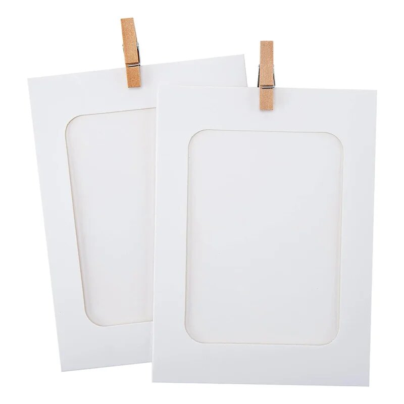 Бумажные фоторамки 4х6 дюймов, набор из 100 штук