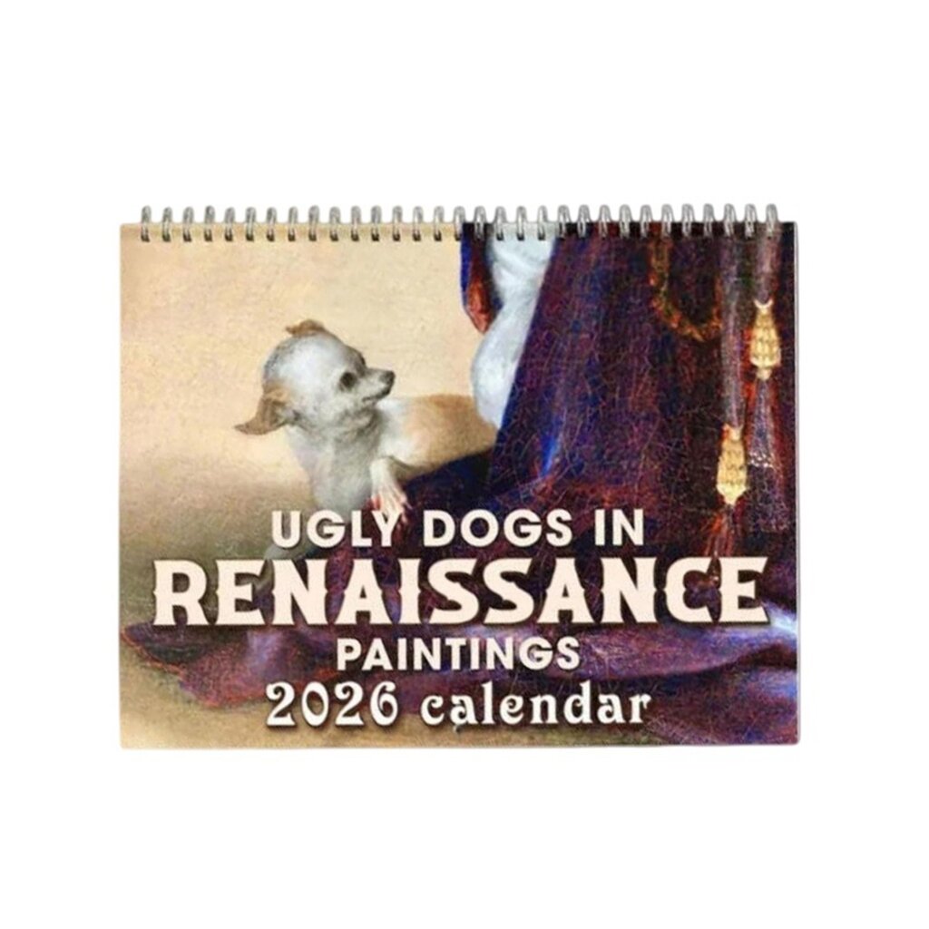 Ежемесячный Настенный Календарь на 2026 год Из Высококачественной Художественной бумаги, Настенный Художественный Календарь Со Смелыми Иллюстрациями И Крупной Маркировкой Даты