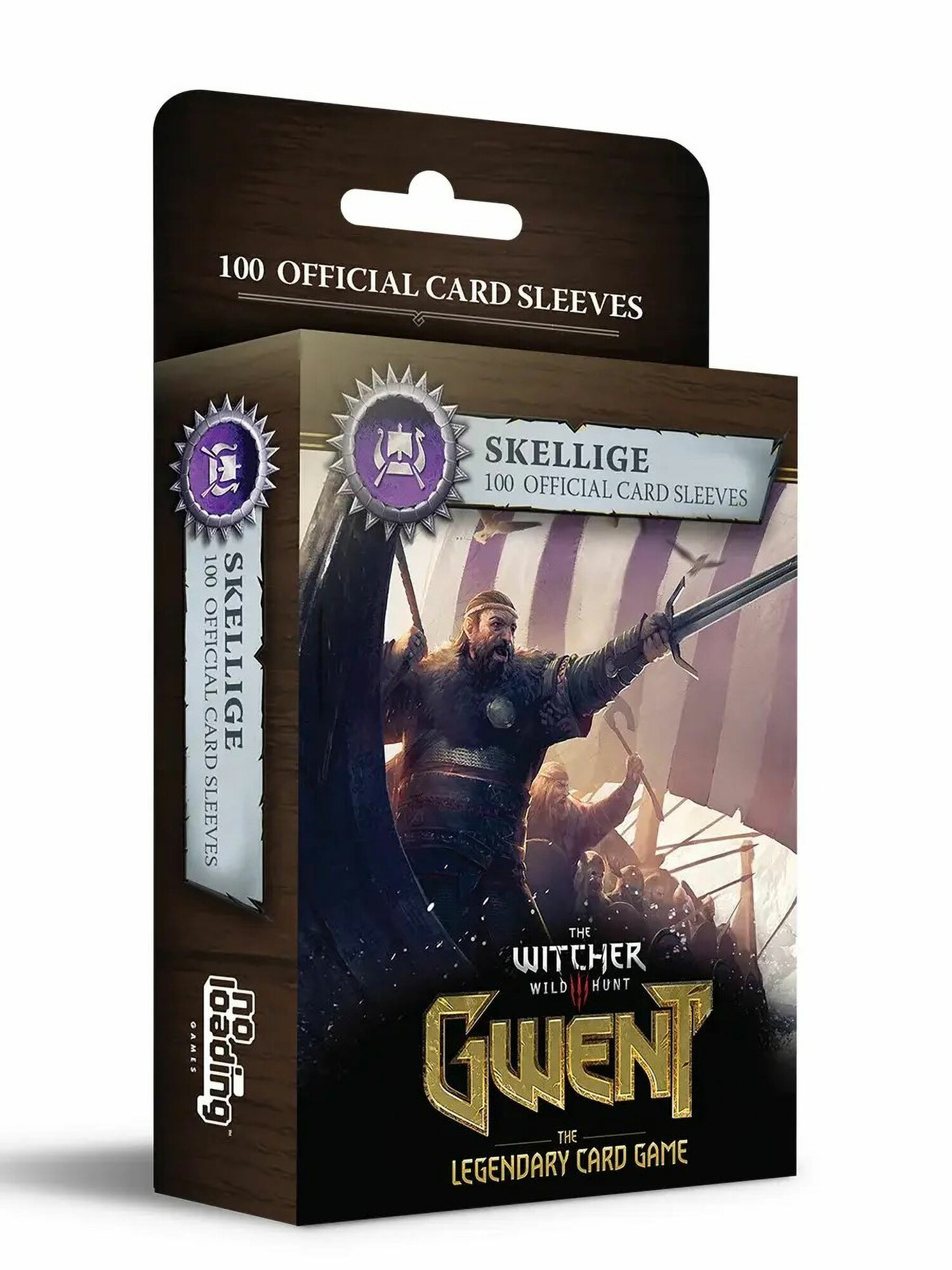 Протекторы для карт No Loading Games The Witcher 3 Wild Hunt: Gwent - Skellige, 65х90 мм 100 шт 100 мкм