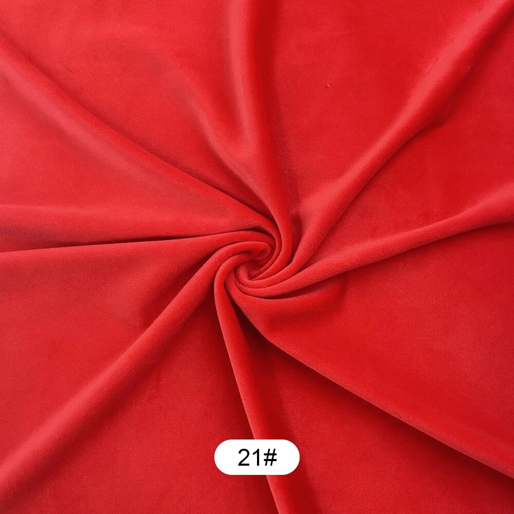 Минки ткань 50x50 см, 40 цветов, стрейч Красный, 21