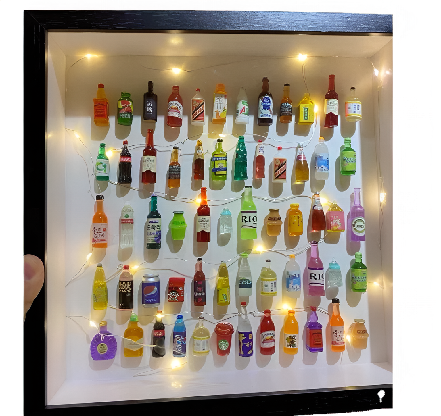 Набор мини-фигурок "MyPads" в рамке, 15x15 см, коллекция, белый