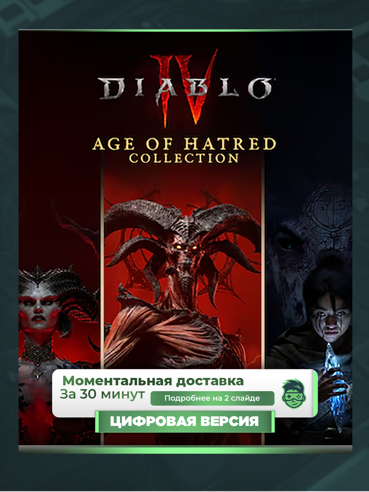 Diablo 4: Age of Hatred на PS4 и PS5, цифровая версия, навсегда