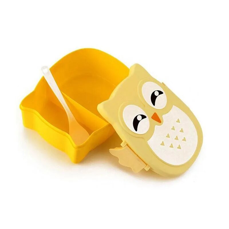 Пластиковый Ланч-бокс с совами