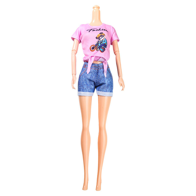 Платье 30 см для куклы BJD с мотоциклом, модная сменная одежда для кукол Барби, оптовая продажа
