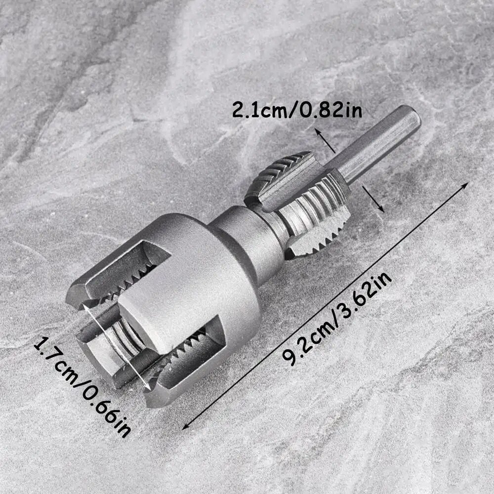 Набор Инструментов Для Нарезания Резьбы На ПВХ Трубах, Совместимый С Электродрелью, 1/2' 3/4' Насадка Для Деревообработки, Га.