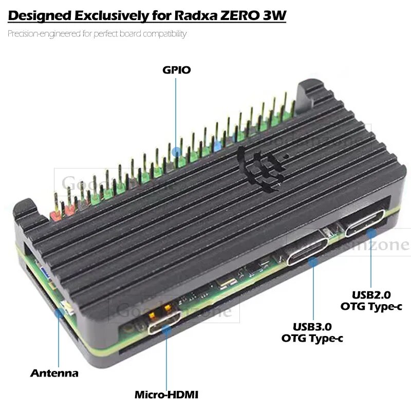 Корпус Goodsinzone для Radxa ZERO 3W — фото 1