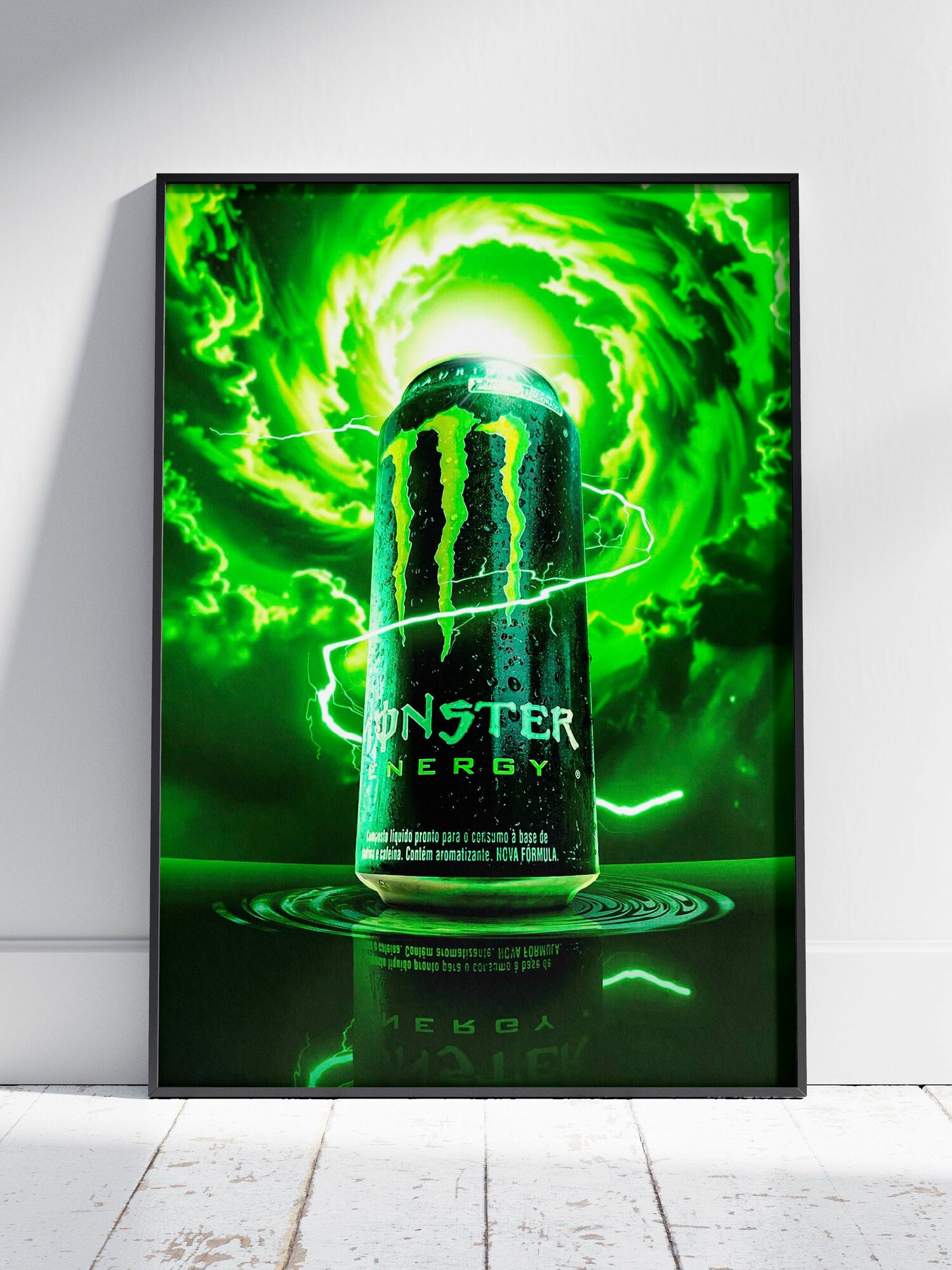 Плакат на стену для интерьера Бренды (Монстер Энерджи - Monster Energy 4) - Постер по моде и одежде формата A4 (21x30 см)