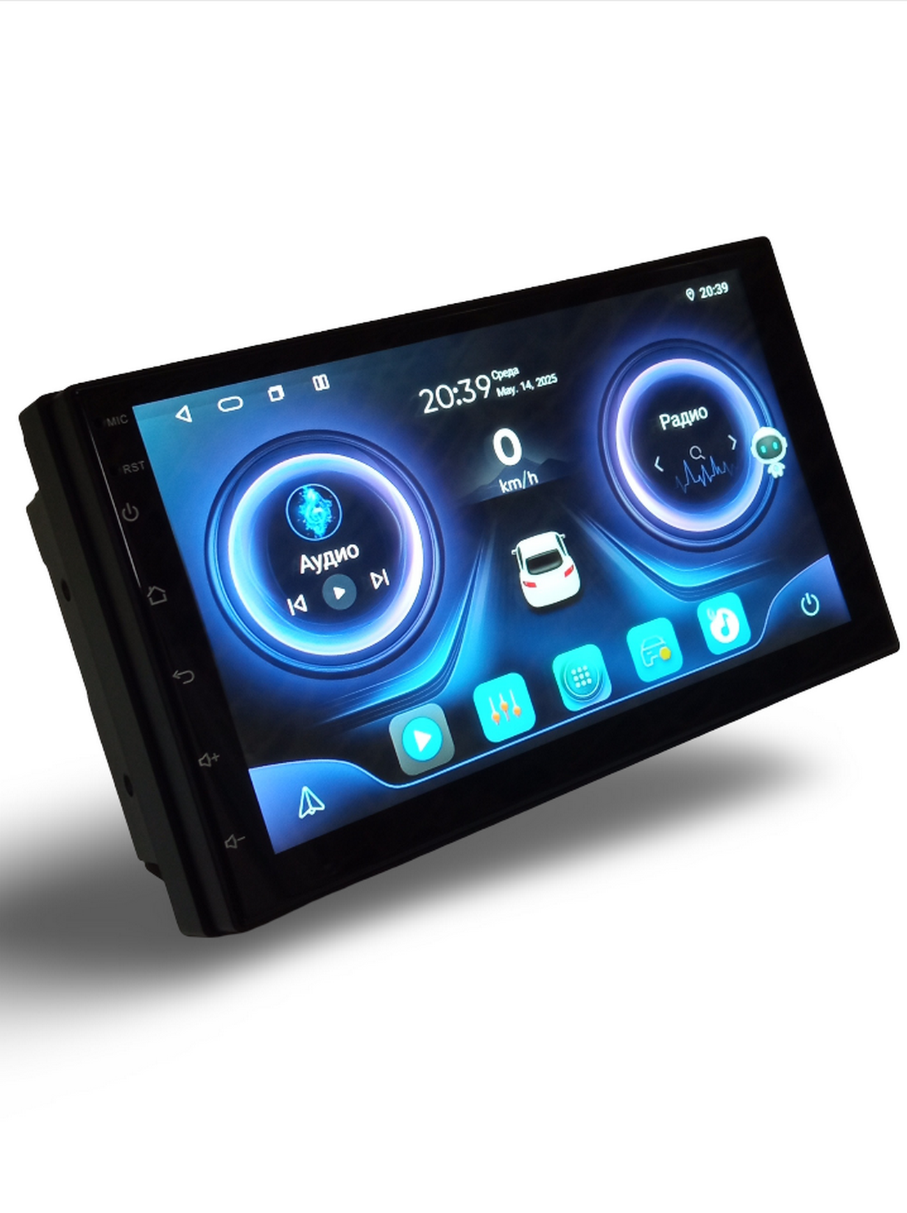 Автомагнитола 2DIN QLED 7" Android 6+64GB DSP Wi-Fi Bos-Mini Q70