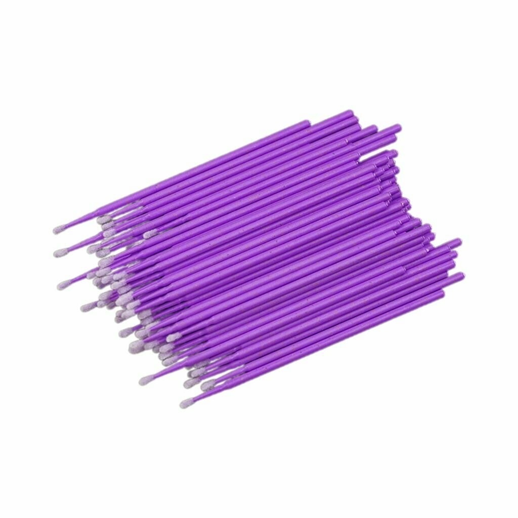 100 шт. одноразовые микрокисти для краски, мини-автомобильные сенсорные аппликаторы, палочки детализации продуктов