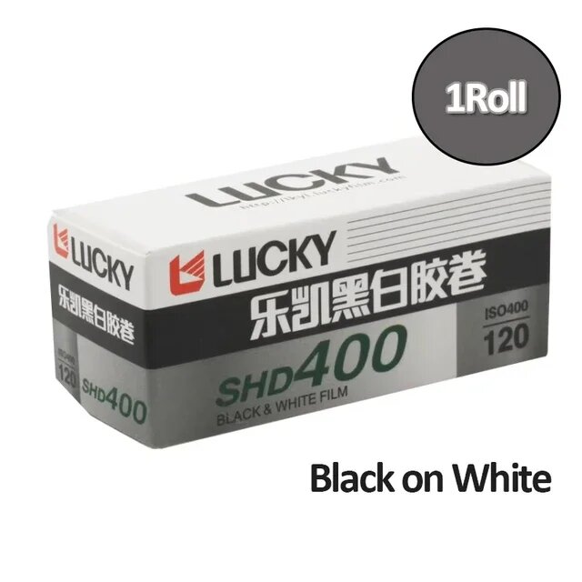 Kodak LUCKY ISO 400 чёрно-белая негативная пленка 120 мм 1-10 шт 1 Roll