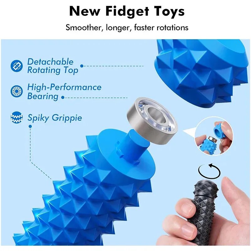 Игрушка-антистресс MYGVN Fidget Roller, черный — фото 1