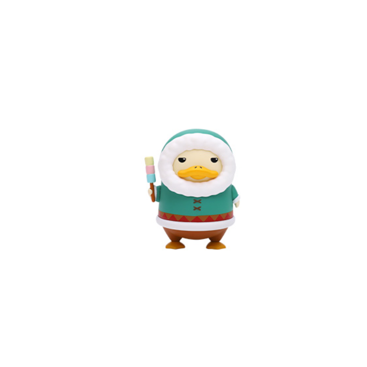 Фигурка унисекс POP MART Duckoo Зимняя коллекция, Confirmed-Eskimo (Open)