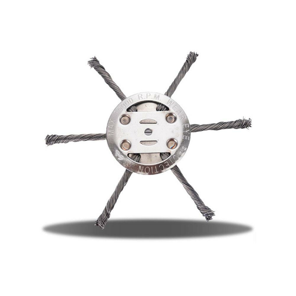 1шт3/6 лезвий стальная проволочная головка триммера для травы, аксессуары для газонокосилки