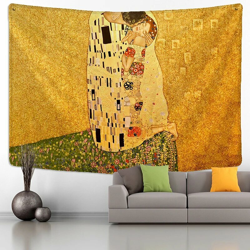 Гобелен "Поцелуй" Клима, 95x70 см, gt378-8
