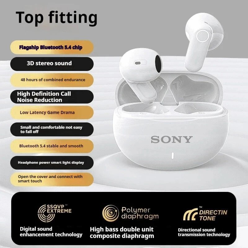 Sony M21 беспроводные спортивные наушники белый