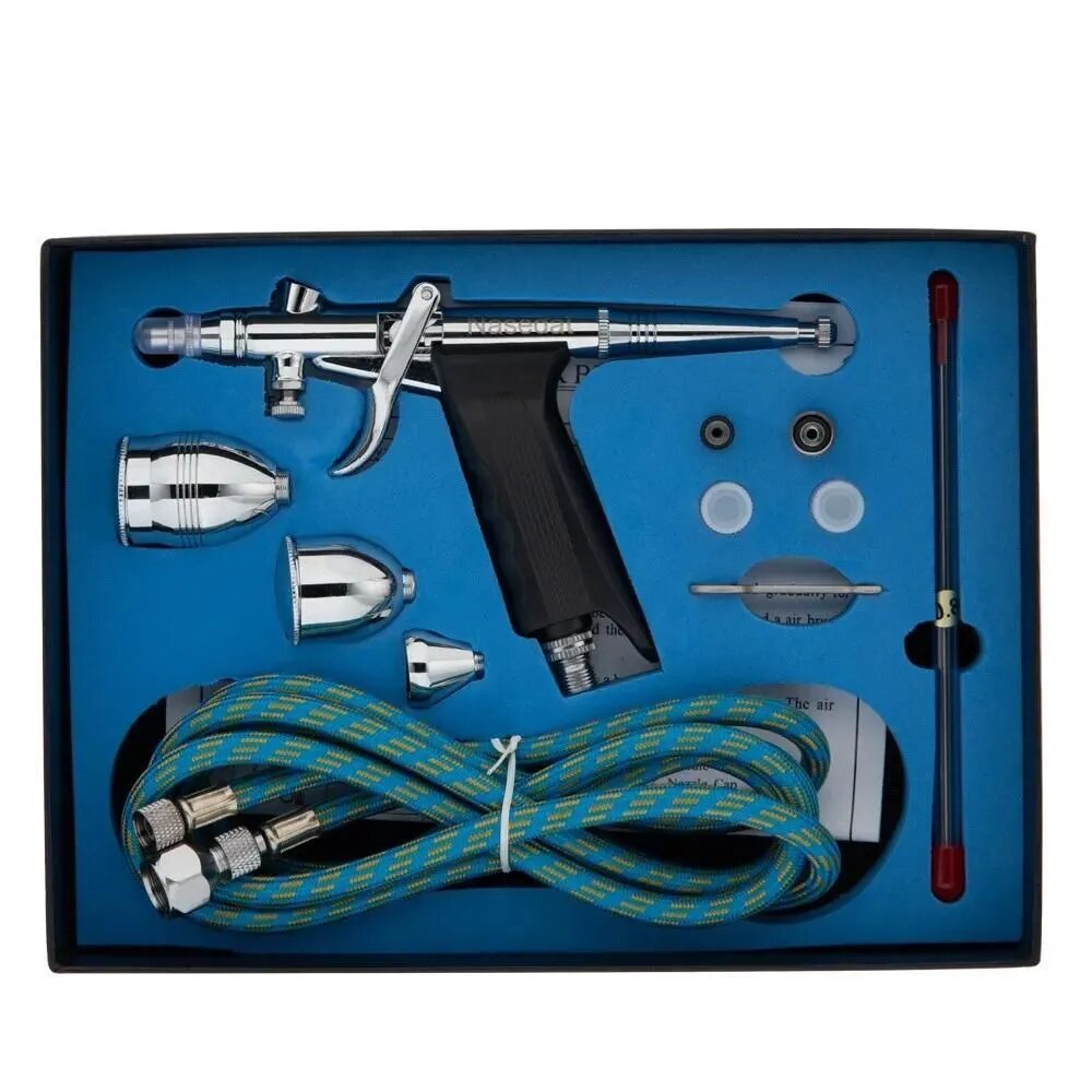 0.3/0.5/0.8 мм Пистолет-распылитель двойного Действия с гравитационной подачей NT-116B 2cc 5cc 13cc Набор аэрографов Модель распылителя Аэрограф 1 pcs