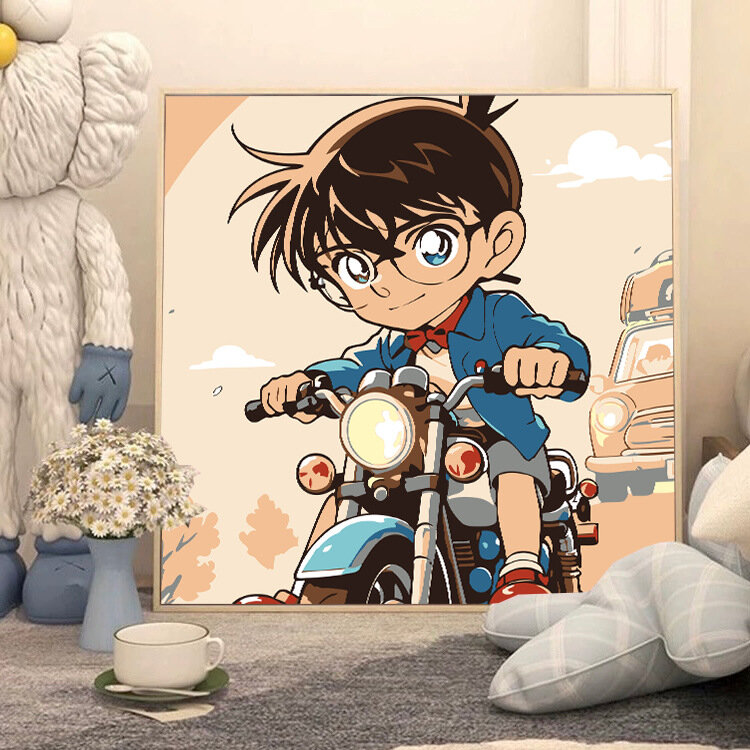 Bungo Stray Dogs Осаму Дадзай DIY Цифровая масляная живопись Раскраска ручной работы Накахара Чуя Аниме товары Акриловая живопись