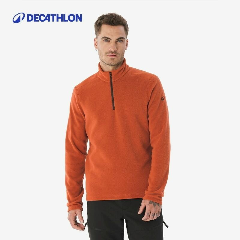 Теплая флисовая куртка Decathlon, уличная флисовая куртка, спортивная свободная толстовка для мужчин, флисовая куртка, внутренняя куртка для женщин ODT1