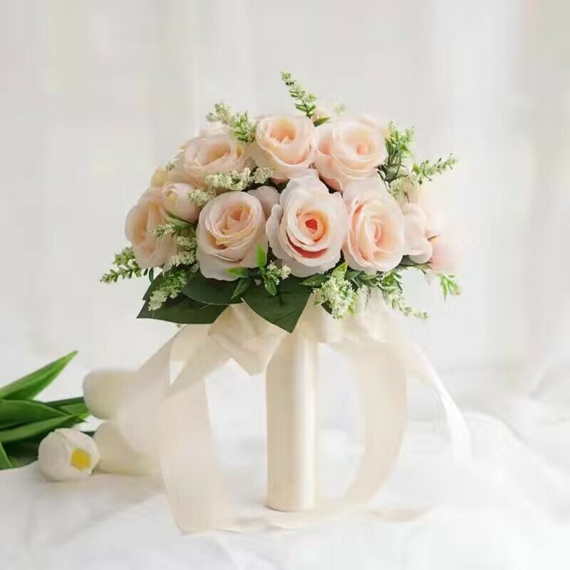 Свадебный букет в корейском стиле, свадебные реквизиты в лесном стиле, свадебный букет