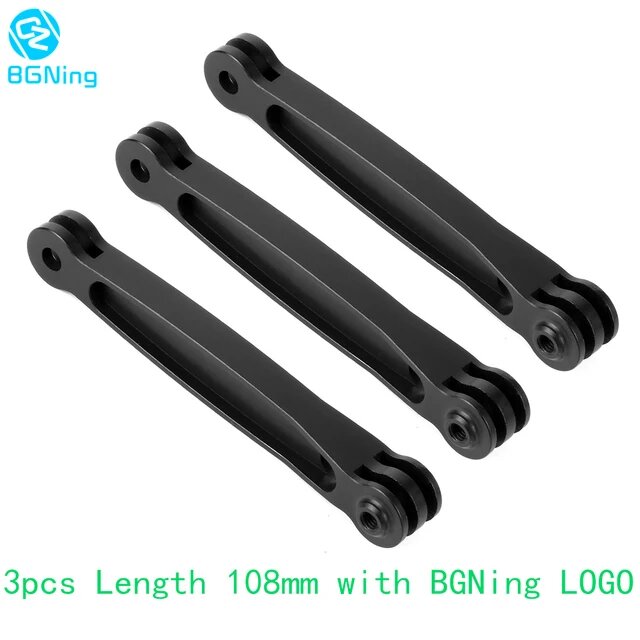 Алюминиевый удлинитель шлема, палка для селфи для GoPro 13 12 11 10 SJCAM Yi 4K, кронштейн для спортивной экшн-камеры, адаптер, аксессуары