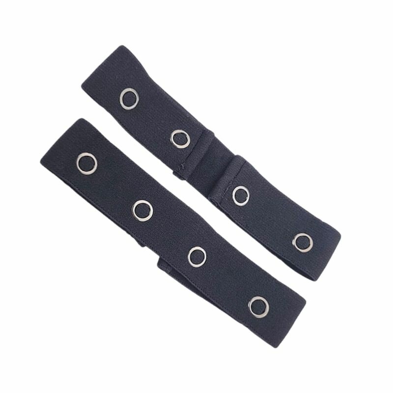 2 пары брюк с эластичным поясом для регулировки обхвата талии-черный