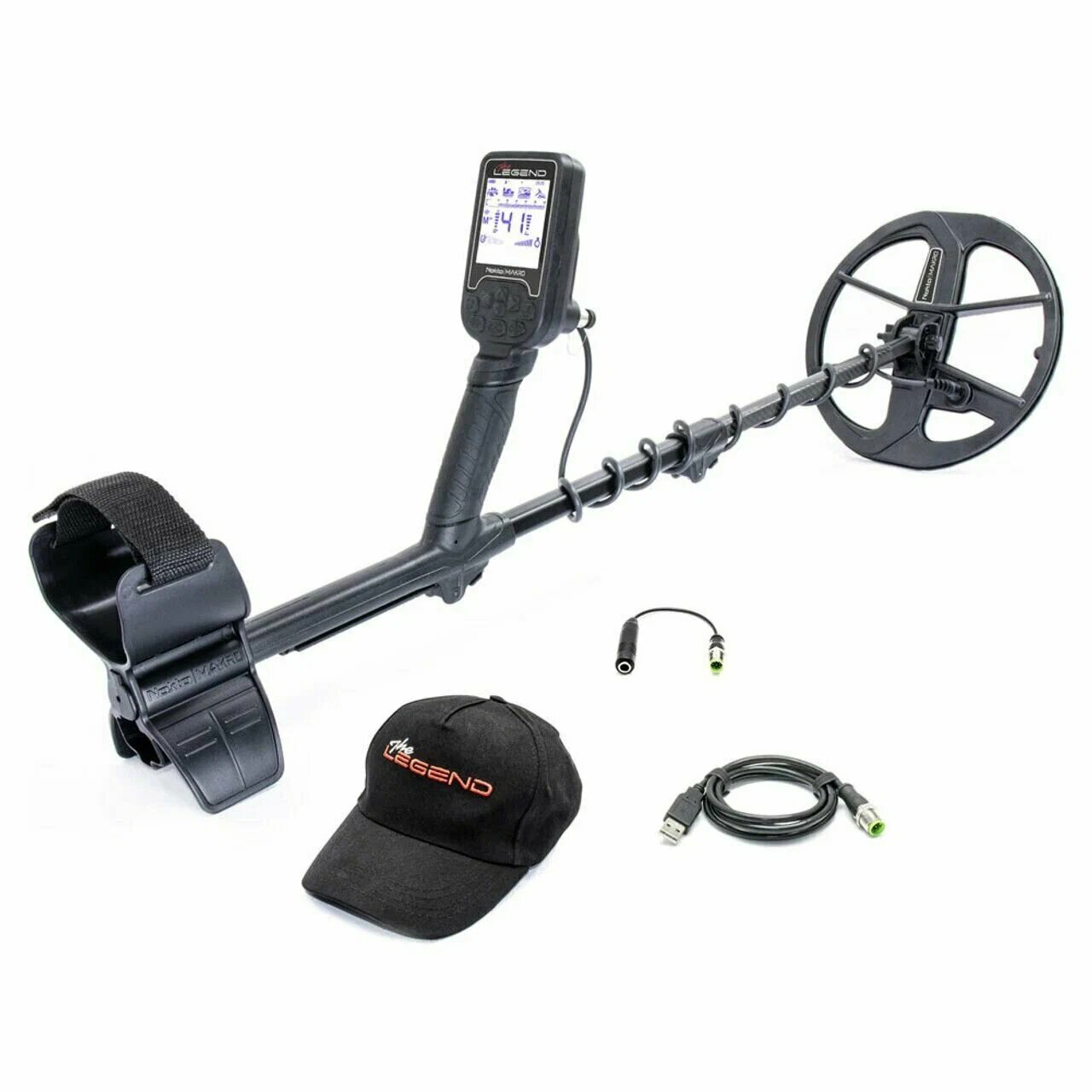 Металлоискатель NOKTA Makro "Legend", глубинный, грунтовый, эллиптическая катушка, 40кГц