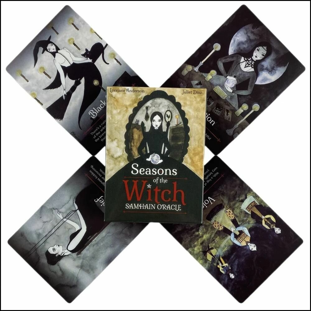 Карты таро Оракул Времена года ведьмы/Seasons Of The Witch Oracle Cards,44 шт
