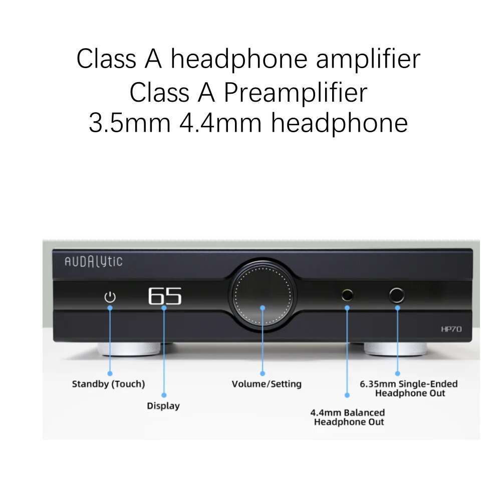 QUEENWAY Audalytic DAC-DR70 HP70 AH90 ЦАП для наушников HP70 B pre-amp