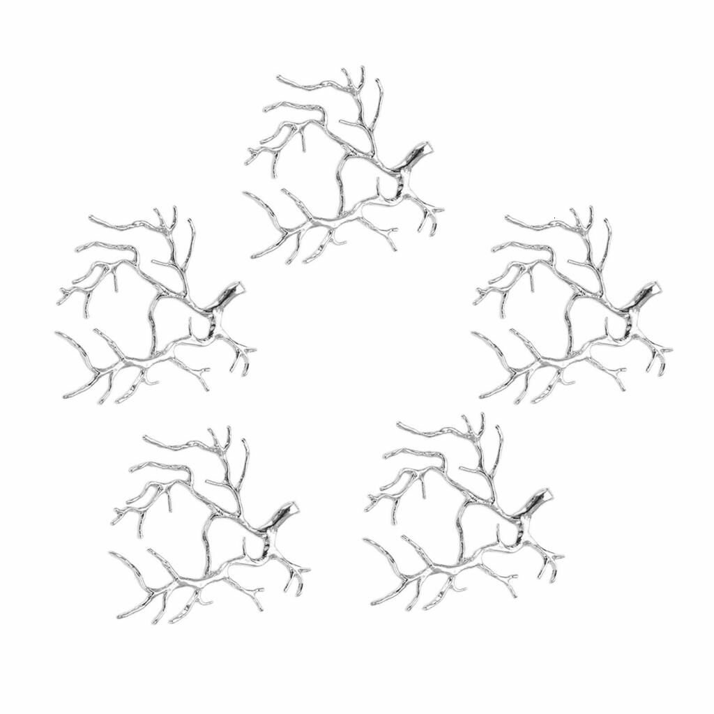 Медные подвески-ветви для украшений, Серебро