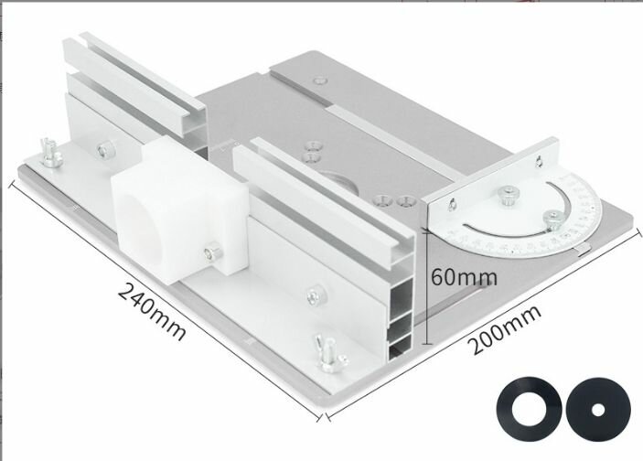 Пластина для фрезера с упором