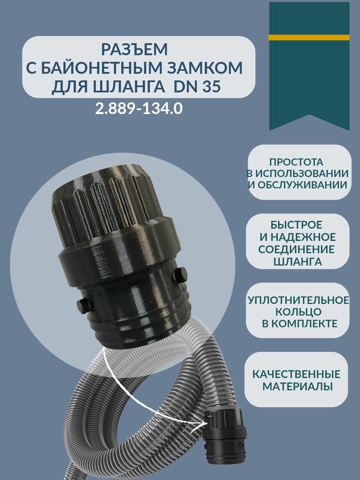 Разъем с байонетным замком