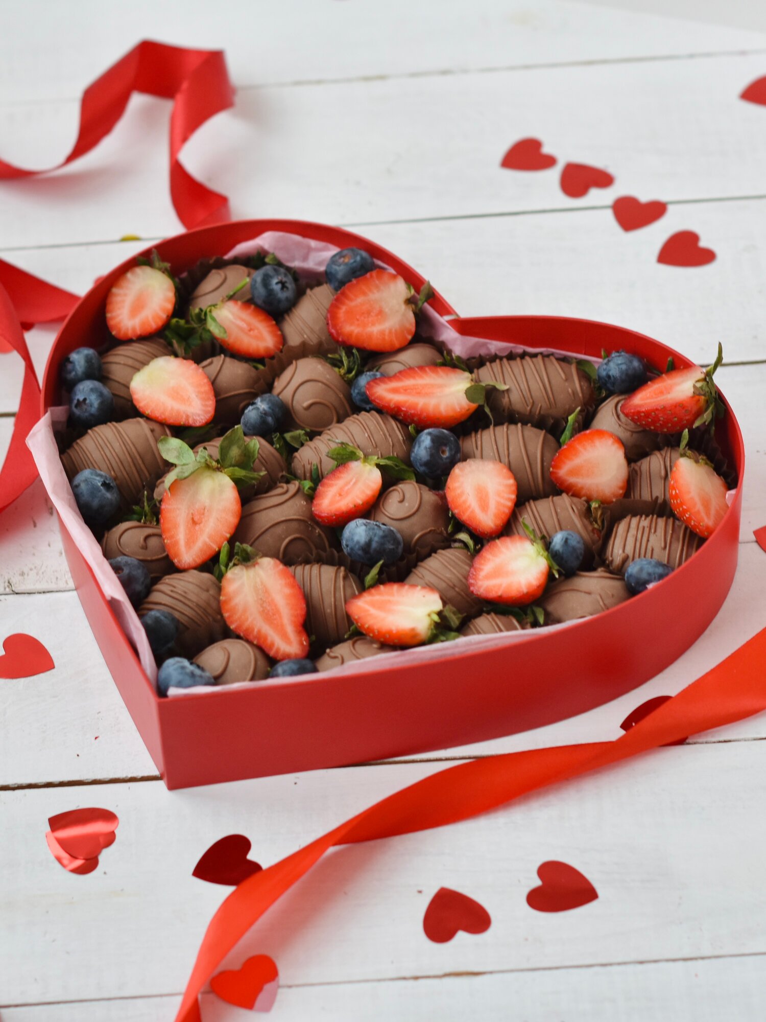 Премиум набор из клубники в шоколаде, 18-25 шт, подарок для девушки
