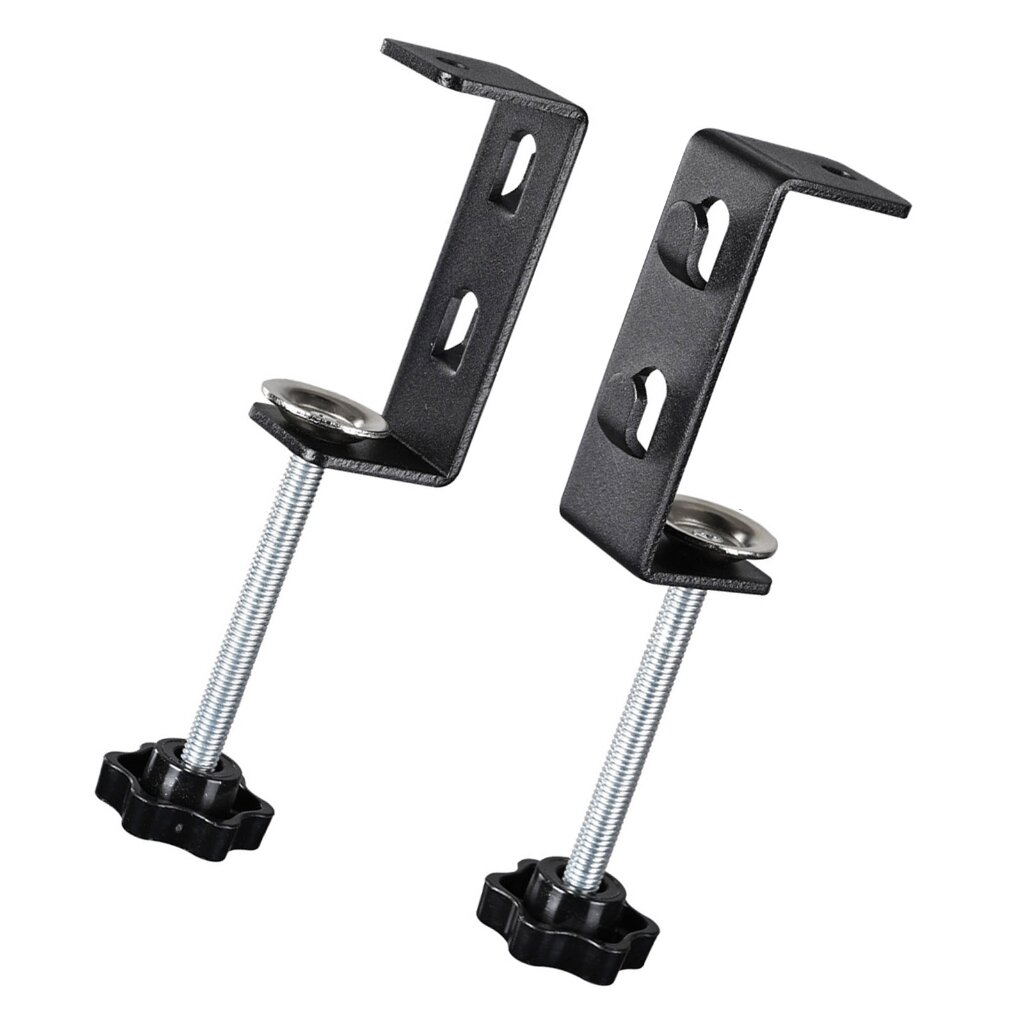 1 комплект из 2-х, С-образный зажим, фиксированный зажим для квадратной стальной трубы, зажим для пряжки