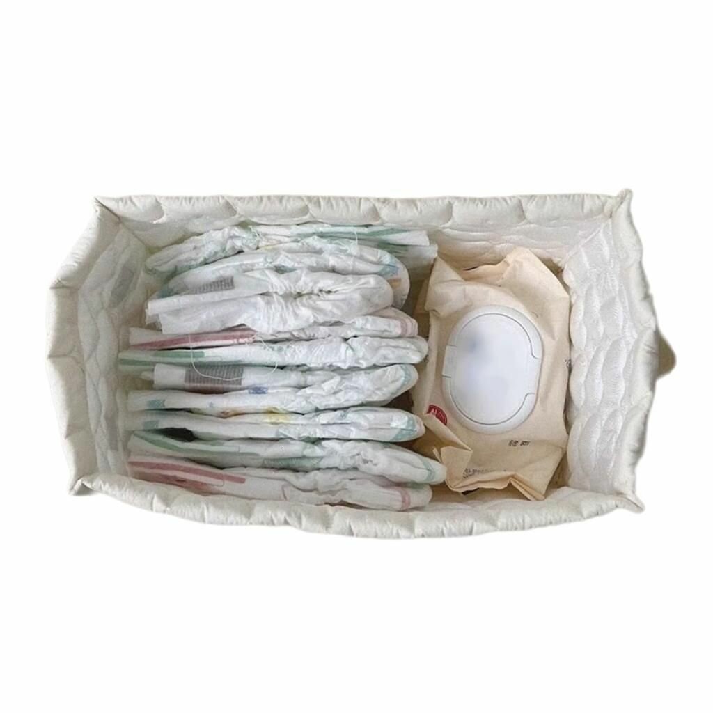 Мягкая корзина для хранения из хлопка