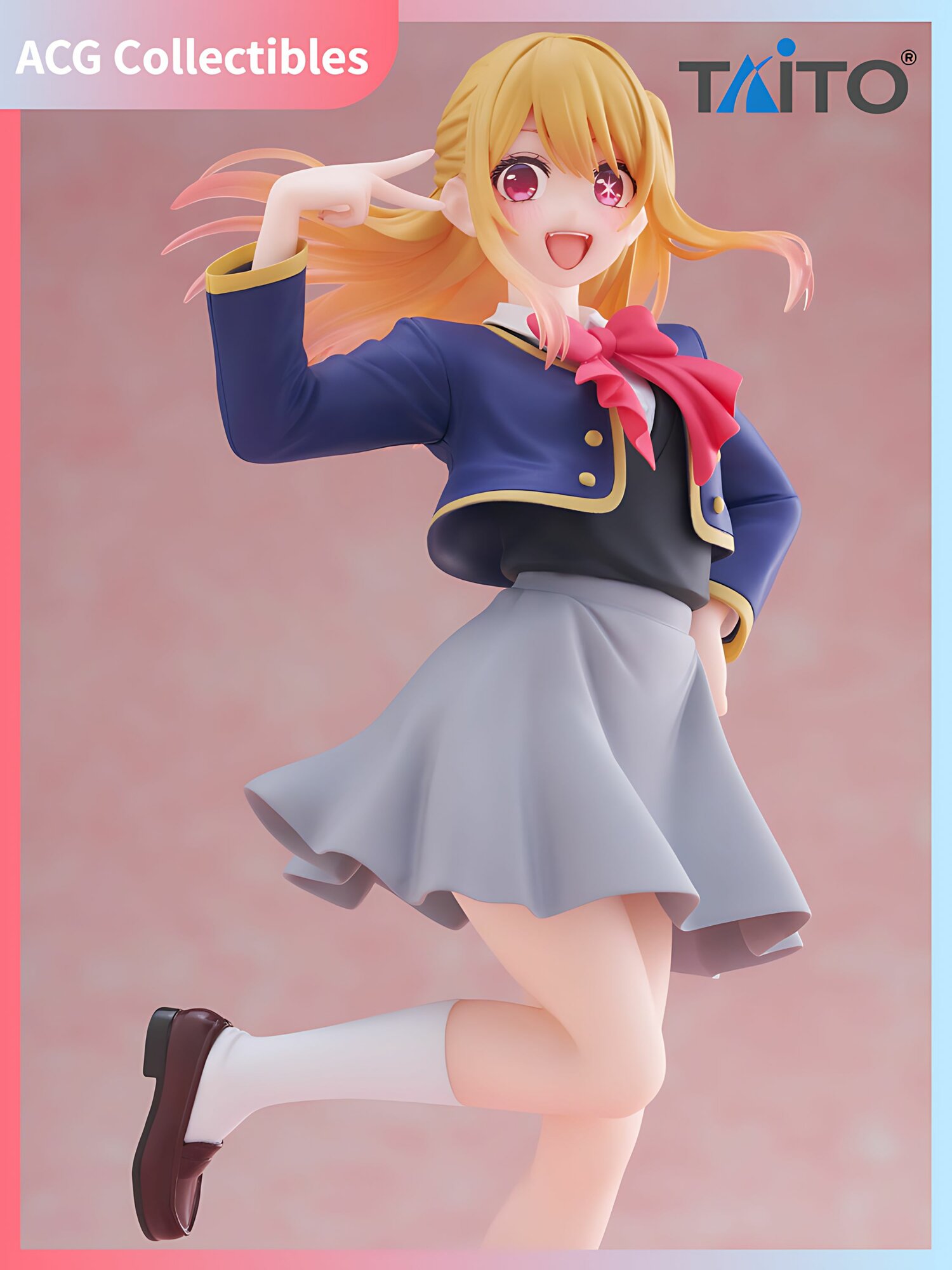 Фигурка Мой любимый идол Хошино Руби, 18 см, в школьной форме, TAITO, детализированная коллекционная модель