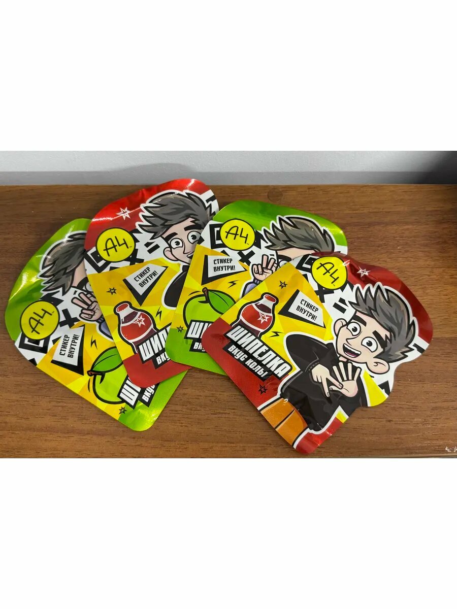 Конфеты 5 уп по 5 грамм шипелка микс вкусов