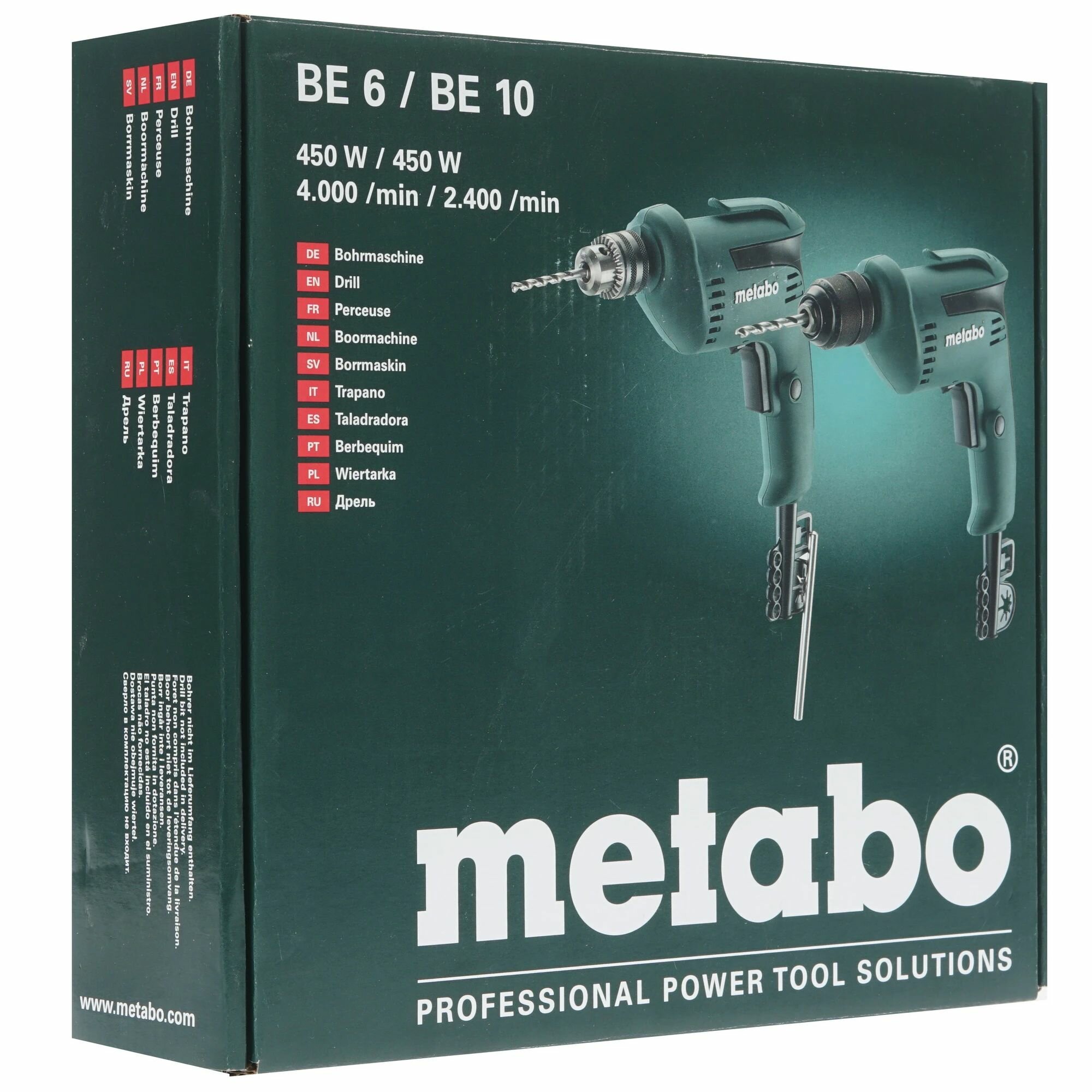 Дрель Metabo BE 10 600133810