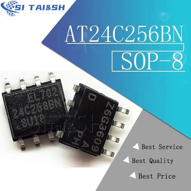 5шт AT24C256BN-10SU-1.8 SOP-8 24C256BN ic чип Электронные компоненты BOM