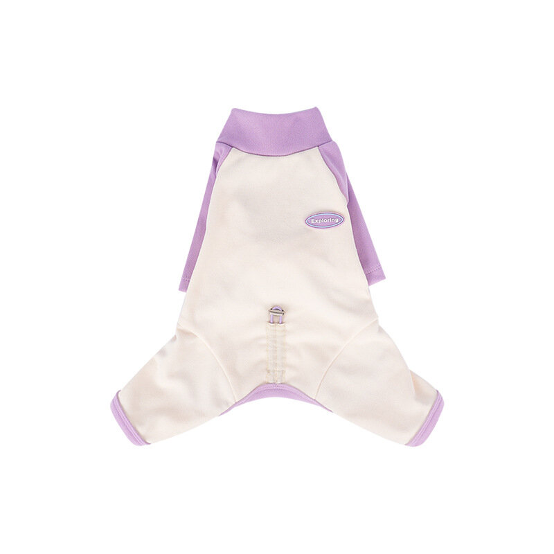 Горячая распродажа SG, веселая вечеринка, осень-зима, INS, четырехлапая цветная блоковая термобазовая рубашка, теплая внутренняя одежда, одежда для собак Тедди Шнауцера