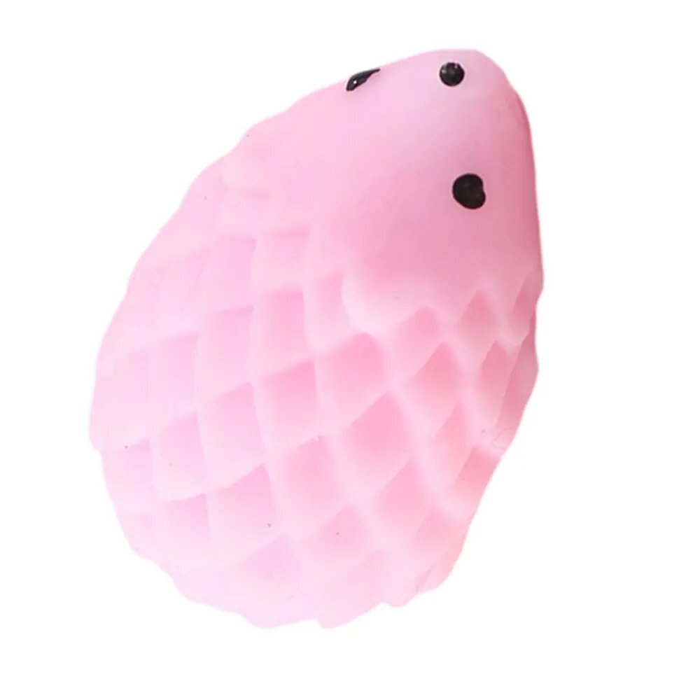 (1шт) Необычная декомпрессионная игрушка "Маленький ежик, щиплющий музыку"-Розовый