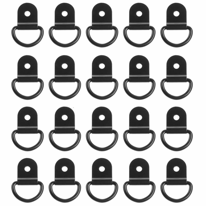 20 шт. Небольшие D-образные кольца для крепления груза в трейлерах, - D